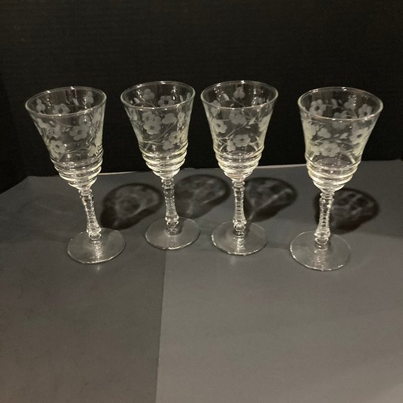 Rock Sharpe | Dining | Rock Shape 3058 Water Goblets Wine Glasses 778 ...